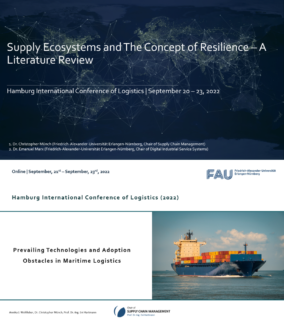 Lehrstuhl für Supply Chain Management › Prof. Dr.-Ing. Evi Hartmann ...